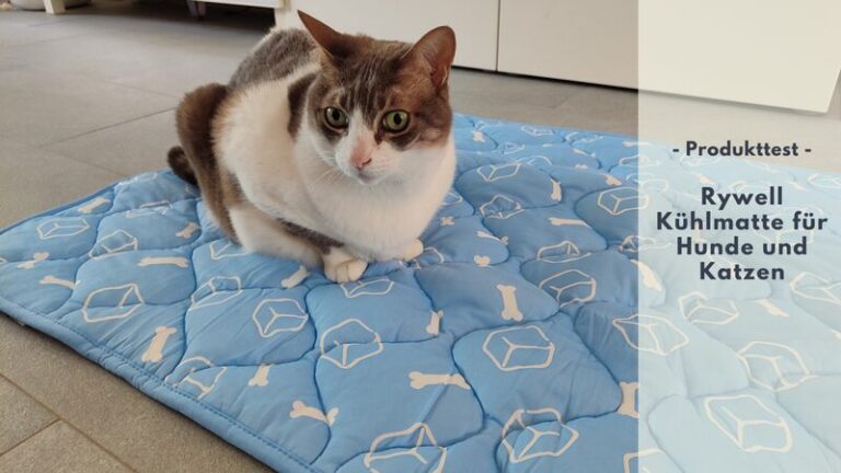 Rywell Kühlmatte für Hunde und Katzen – Kühlender Ruheplatz für Haustiere